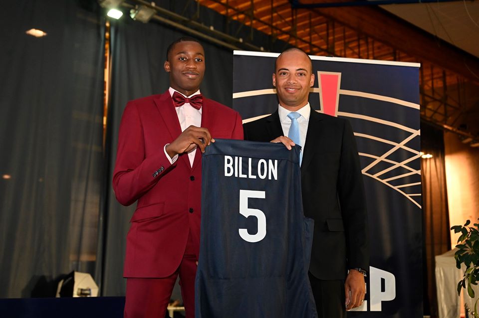 Léo Billon, présent ce samedi au Creps de Boivre, pour le tournoi 3x3 ...